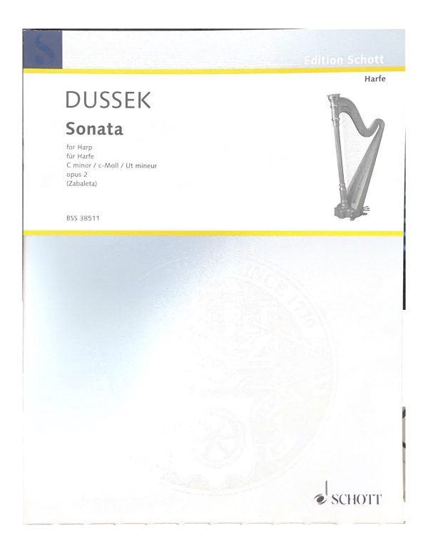 Dussek, S. G.- Sonata in C Minor Op. 2 | Rave Harps